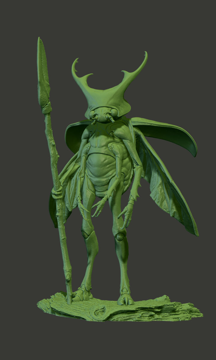 Kabutomushi - Standing 3D Print Files – Paul Braddock